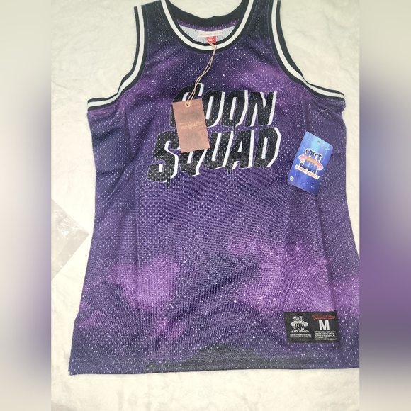 Mitchell & Ness | Shirts | Mens Space Jam Goon Squad Basketball Jersey ...